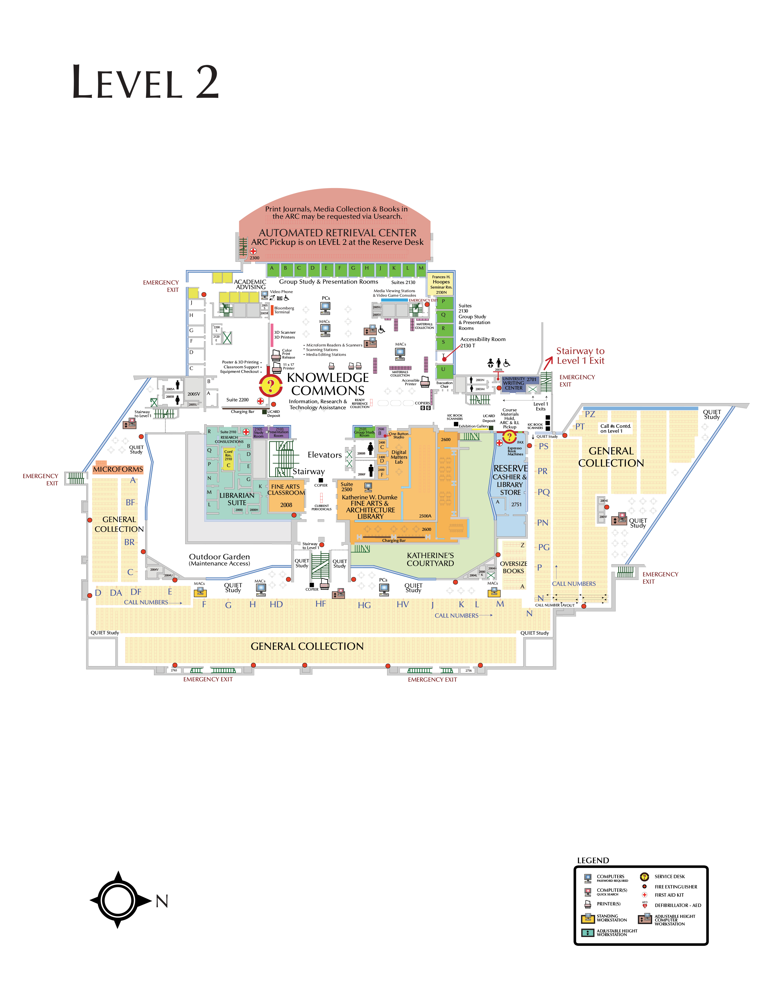 Library Maps - Marriott Library - The University of Utah