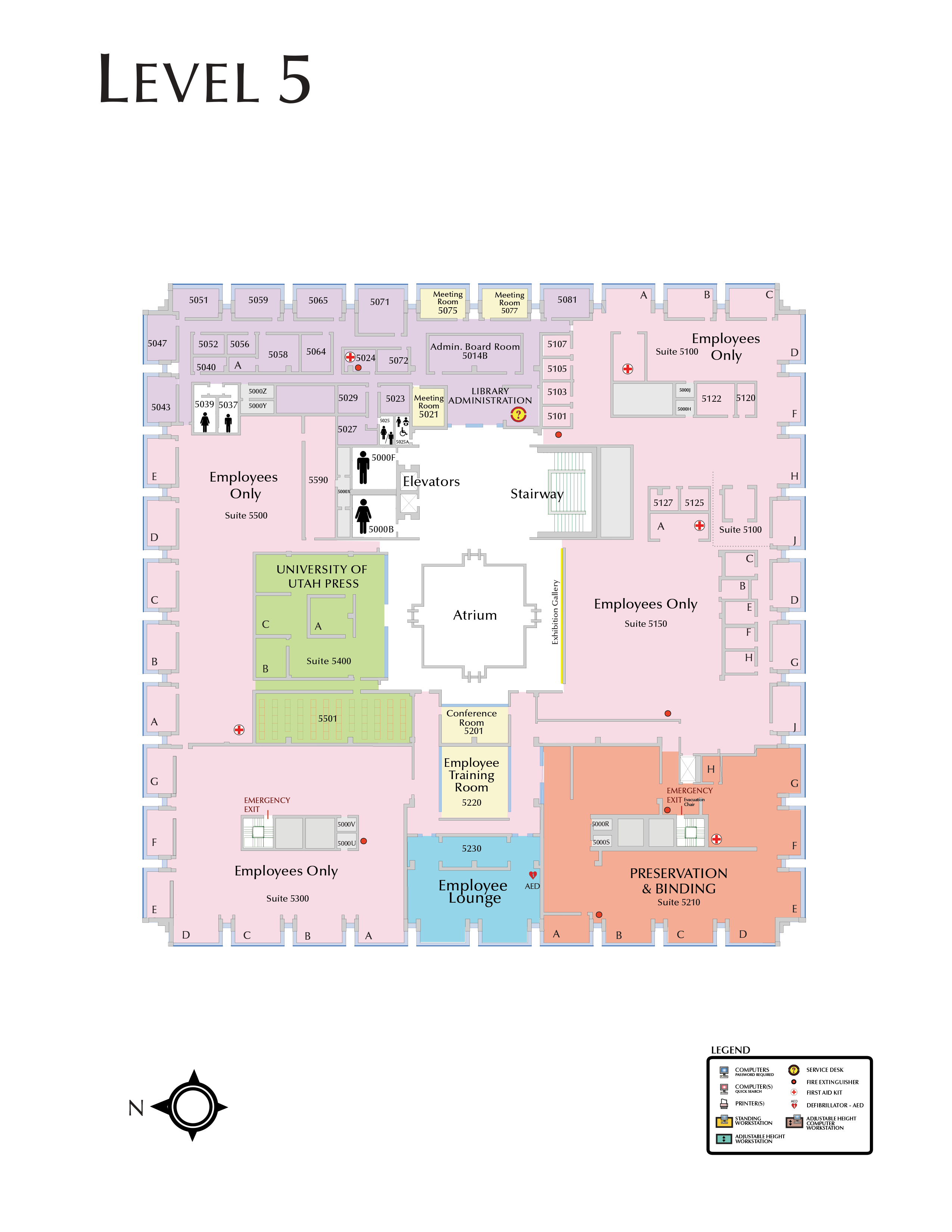 Library Maps - Marriott Library - The University of Utah
