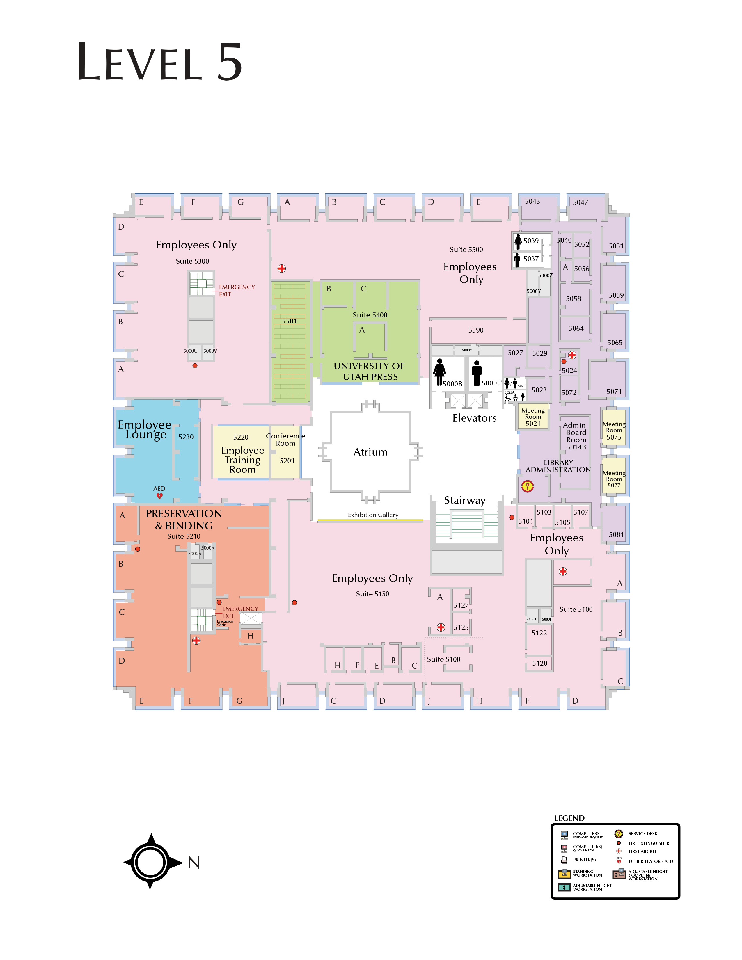 Library Maps - Marriott Library - The University of Utah
