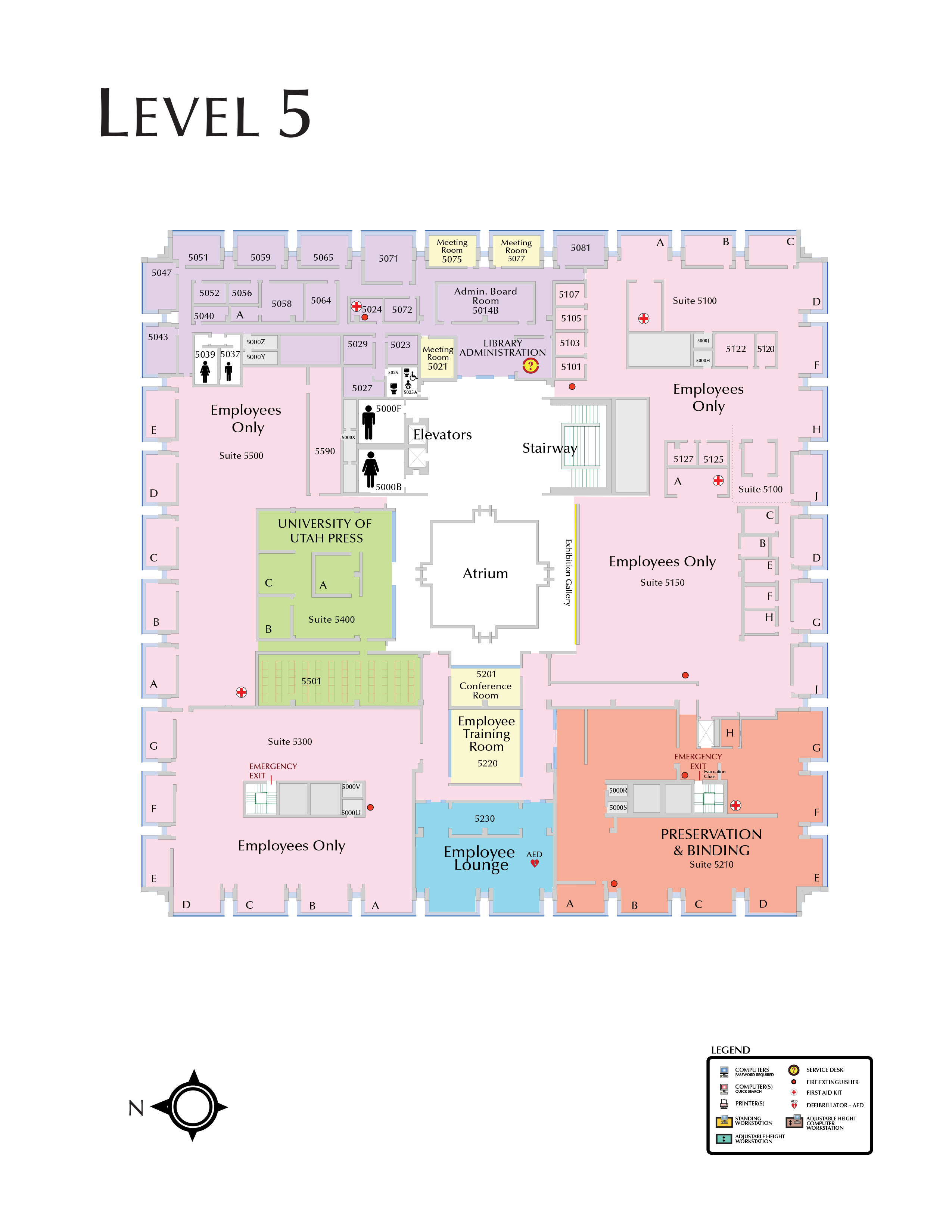 Library Maps - Marriott Library - The University of Utah